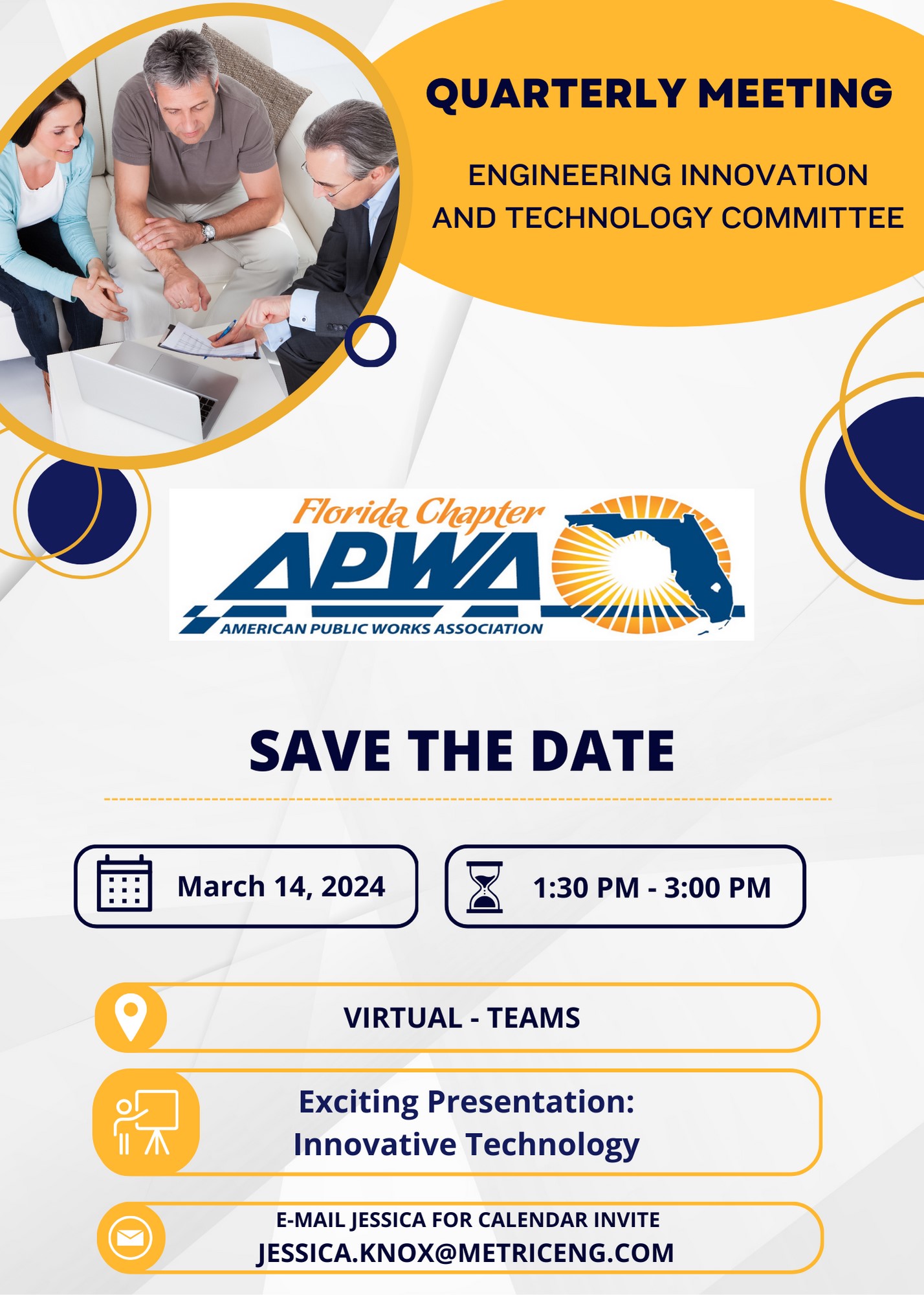 APWA March 14th Engineering Innovation and Technology Committee Meeting ...